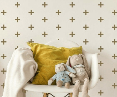 Mixed Sizes Plus Sign Shaped Wall Stickers – Kruger Stickers